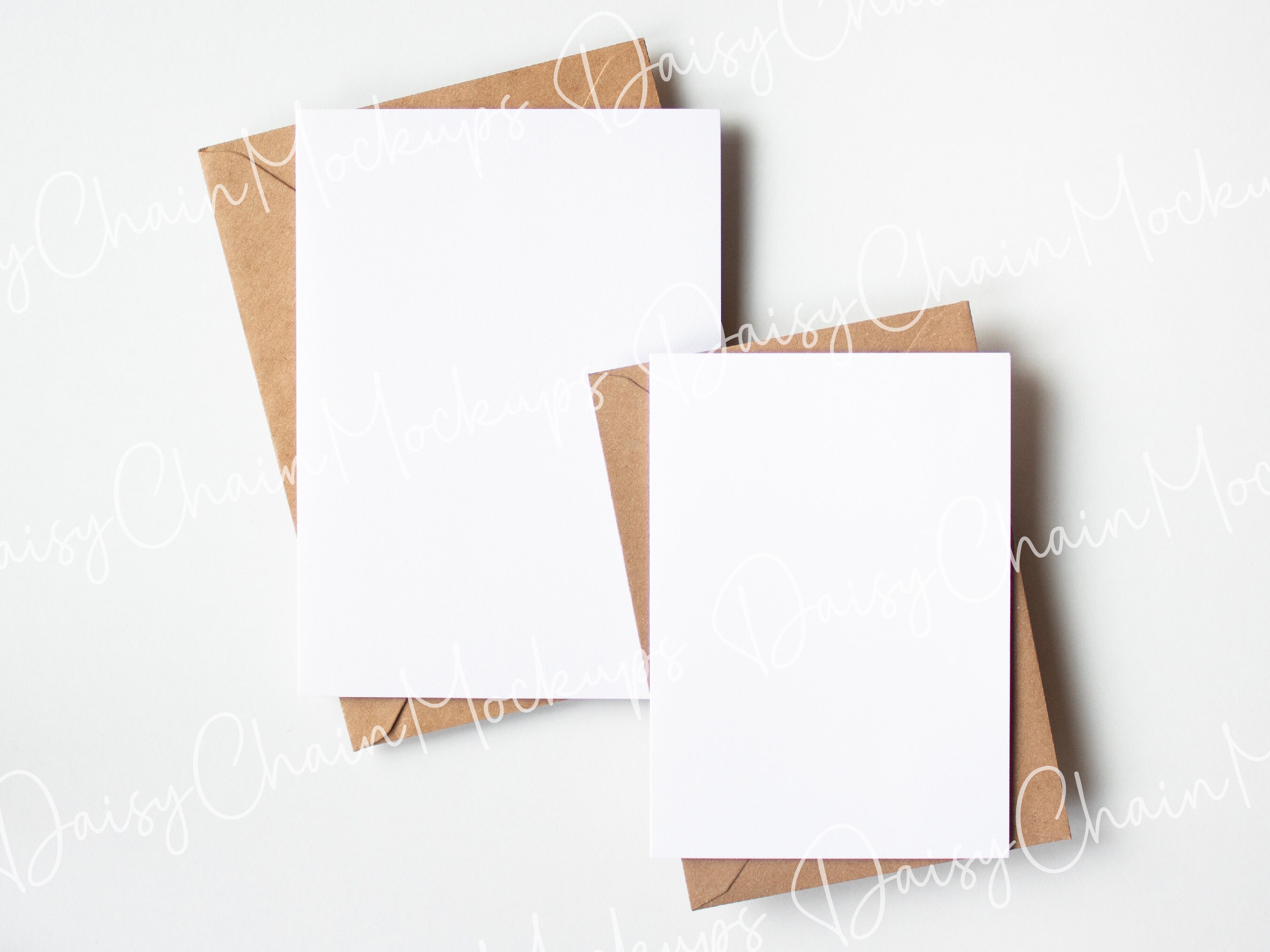Multiple Greeting Card Mockup Portrait 5x7 & A6 Sized - Etsy