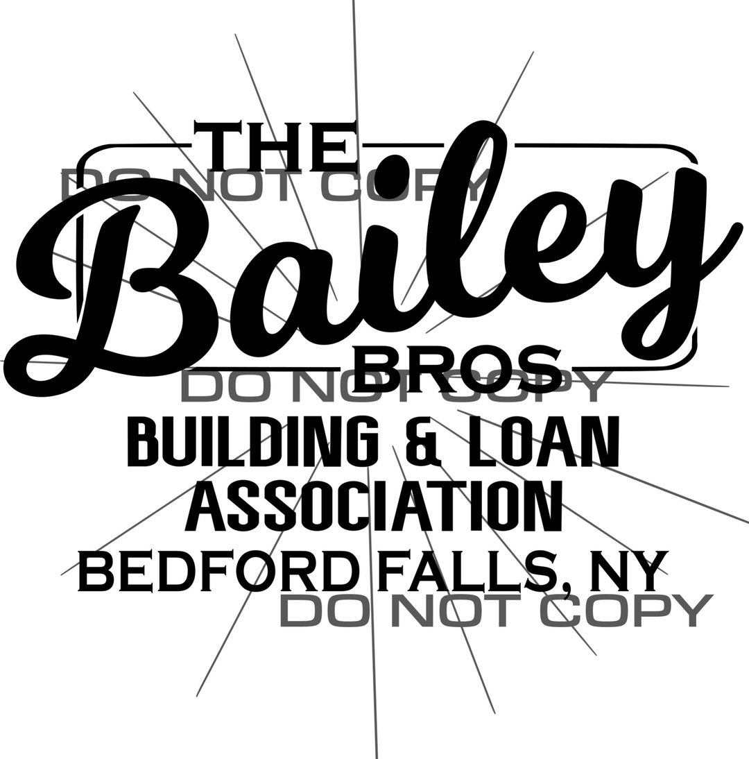 Bailey Brothers SVG, It's A Wonderful Life - Etsy