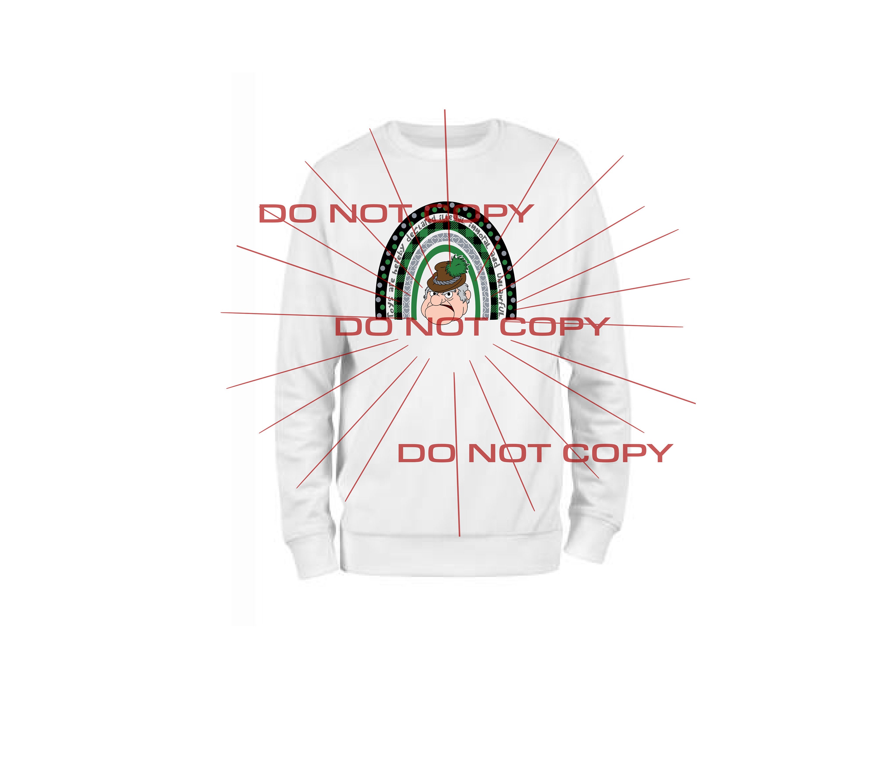 Burgermeister Meisterburger Rainbow SVG, Santa Claus is Coming to Town ...