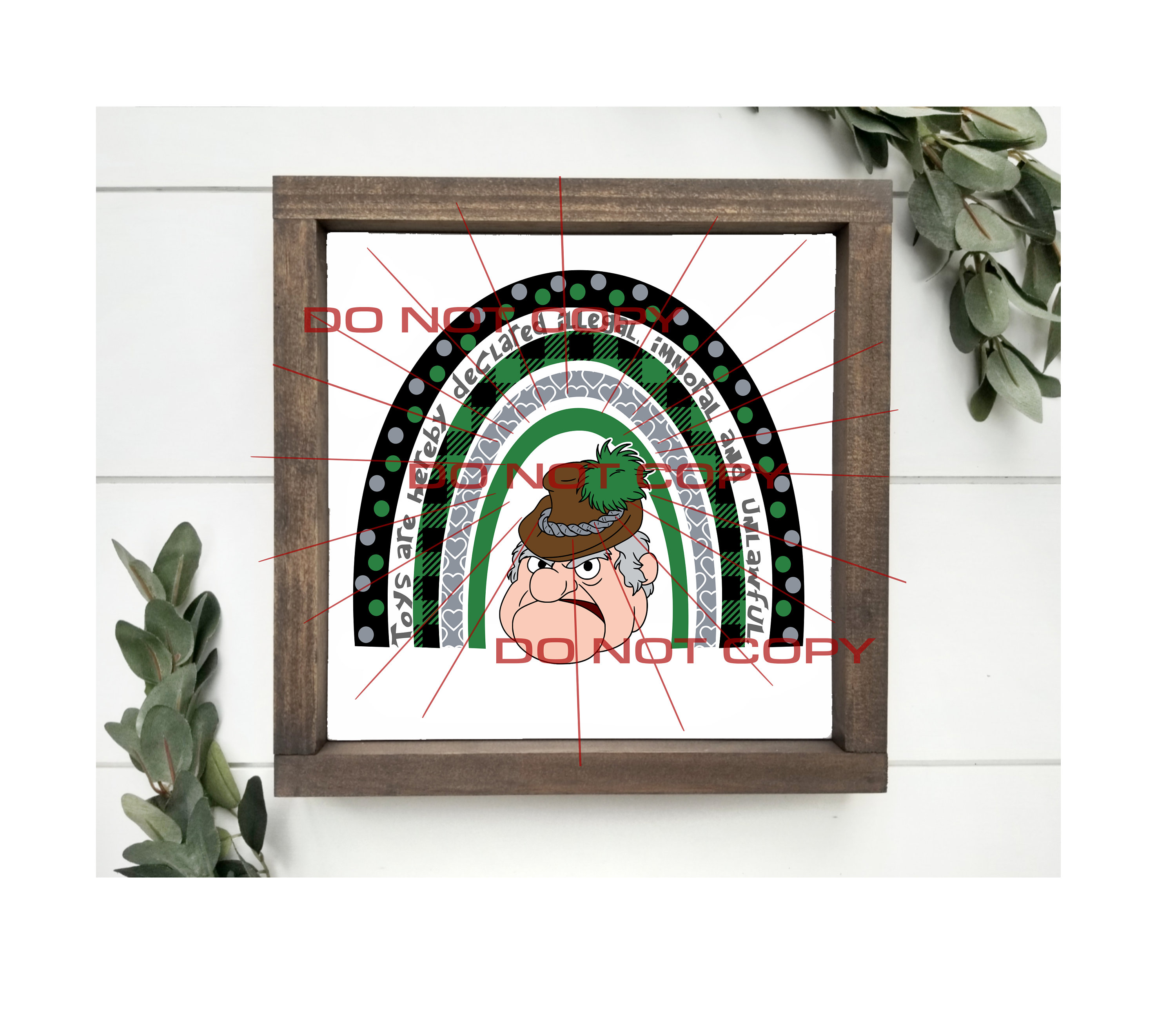 Burgermeister Meisterburger Rainbow SVG, Santa Claus is Coming to Town ...