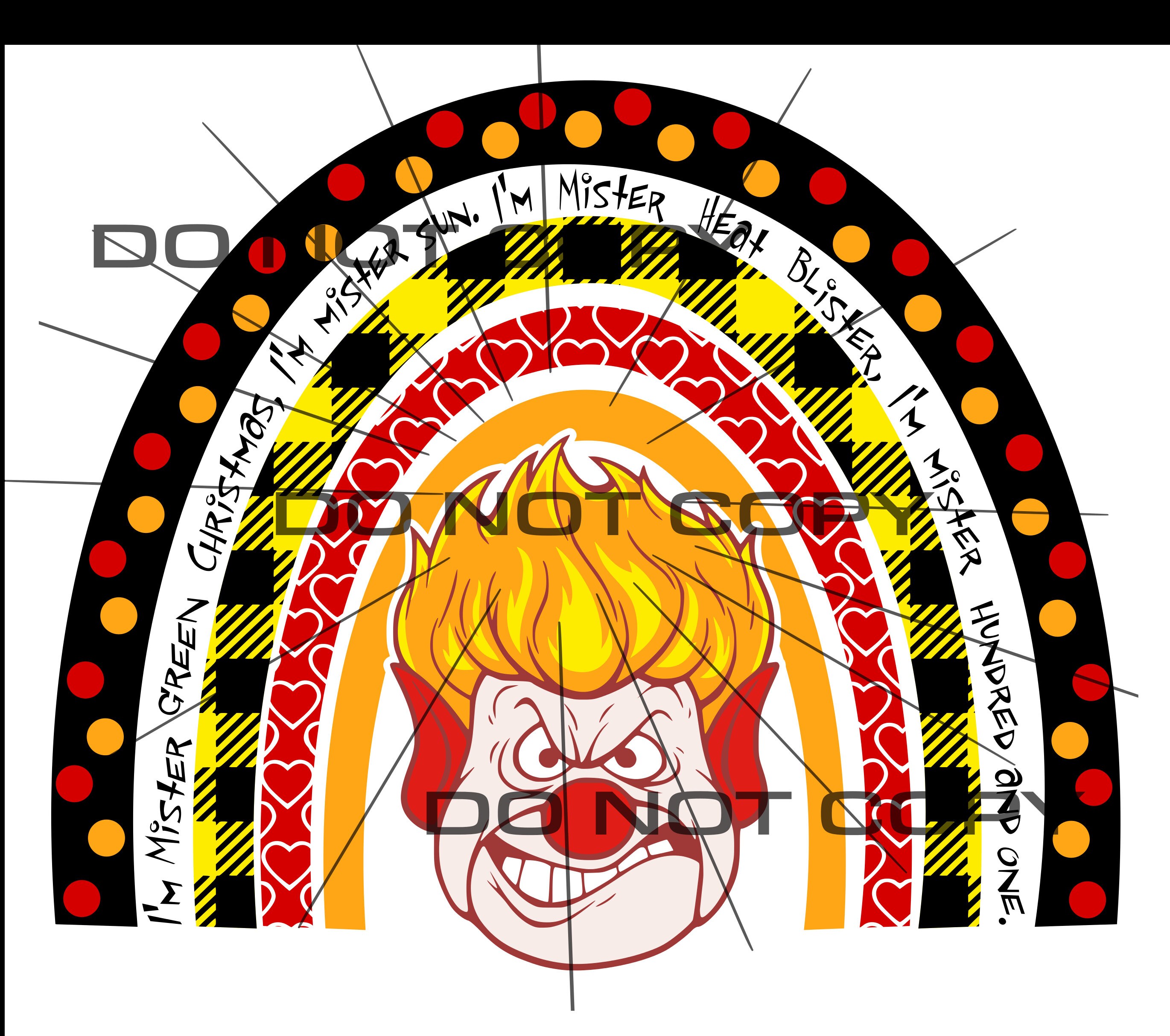 Heat Miser Rainbow SVG, Classic Christmas, Claymation - Etsy