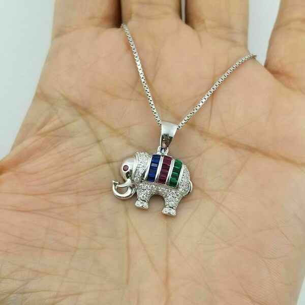 Small Elephant Charm - Etsy