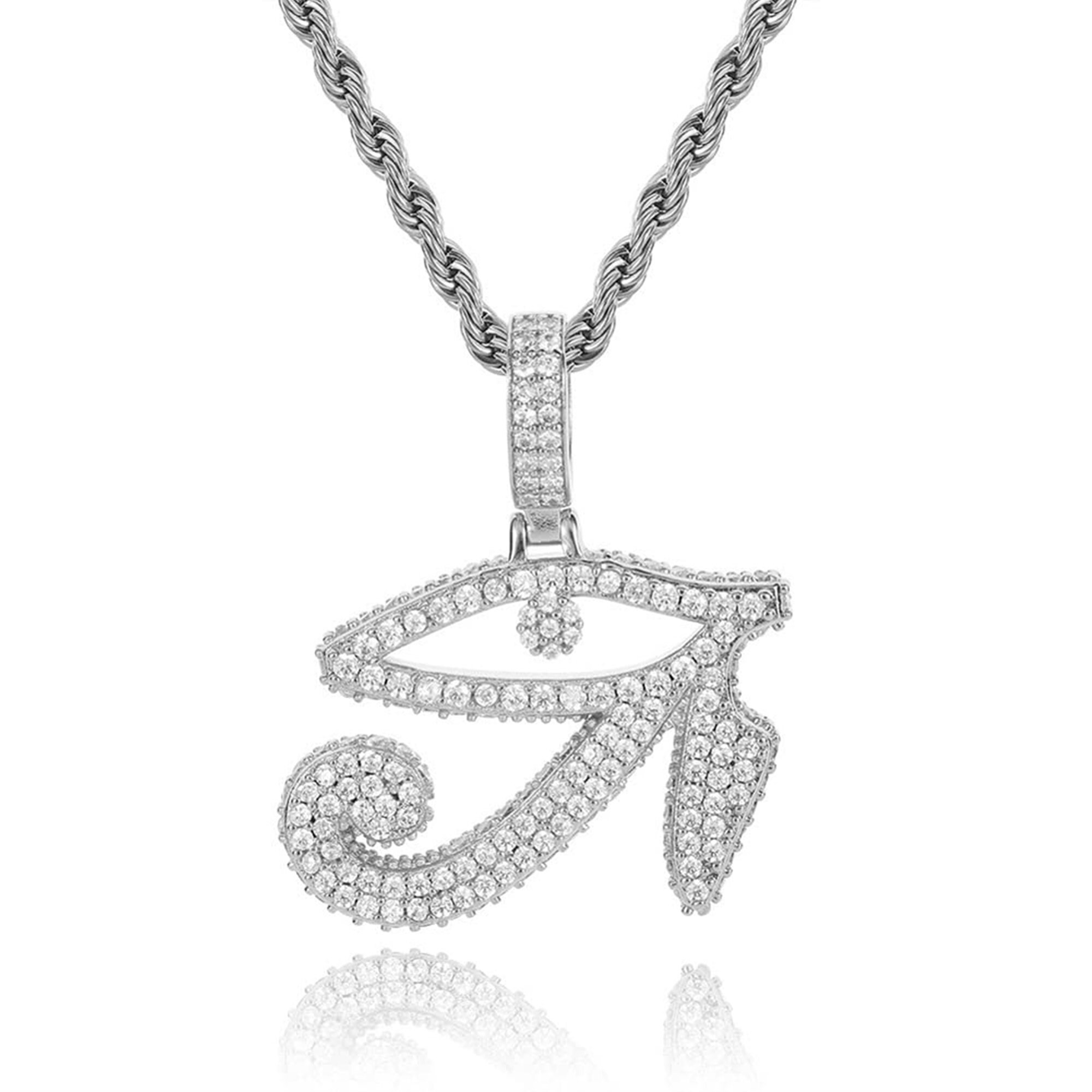 Ancient Egyptian eye of Horus Pendant Round Cut - Etsy