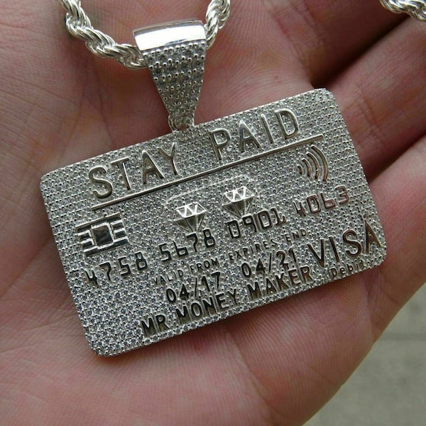 Credit Card Pendant - Etsy