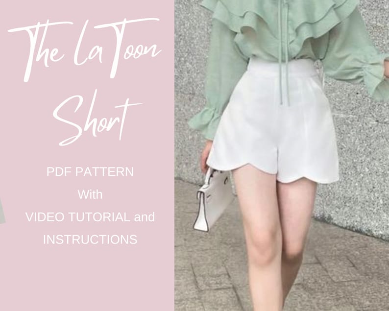 The Latoon Shorts Pattern Sewing/ Size XS- 2XL/ Instant Download File A4,A0 - Etsy