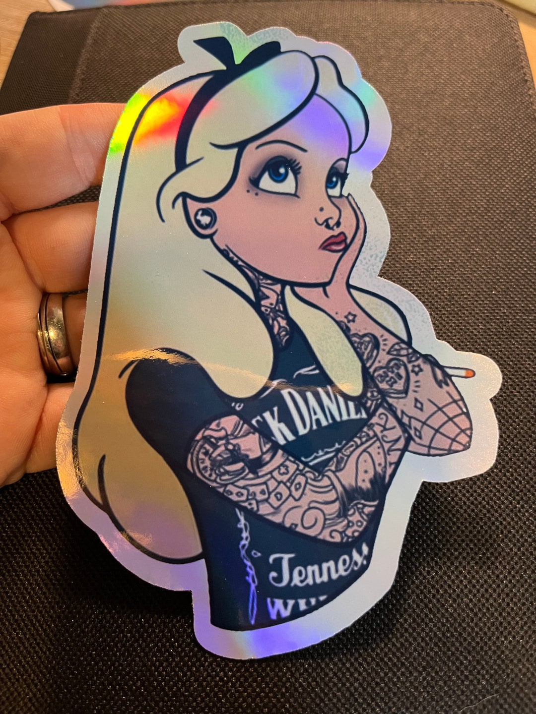 Alice Character Inspired Rebel Style Sticker, Vinyl Decal, Fan Art ...