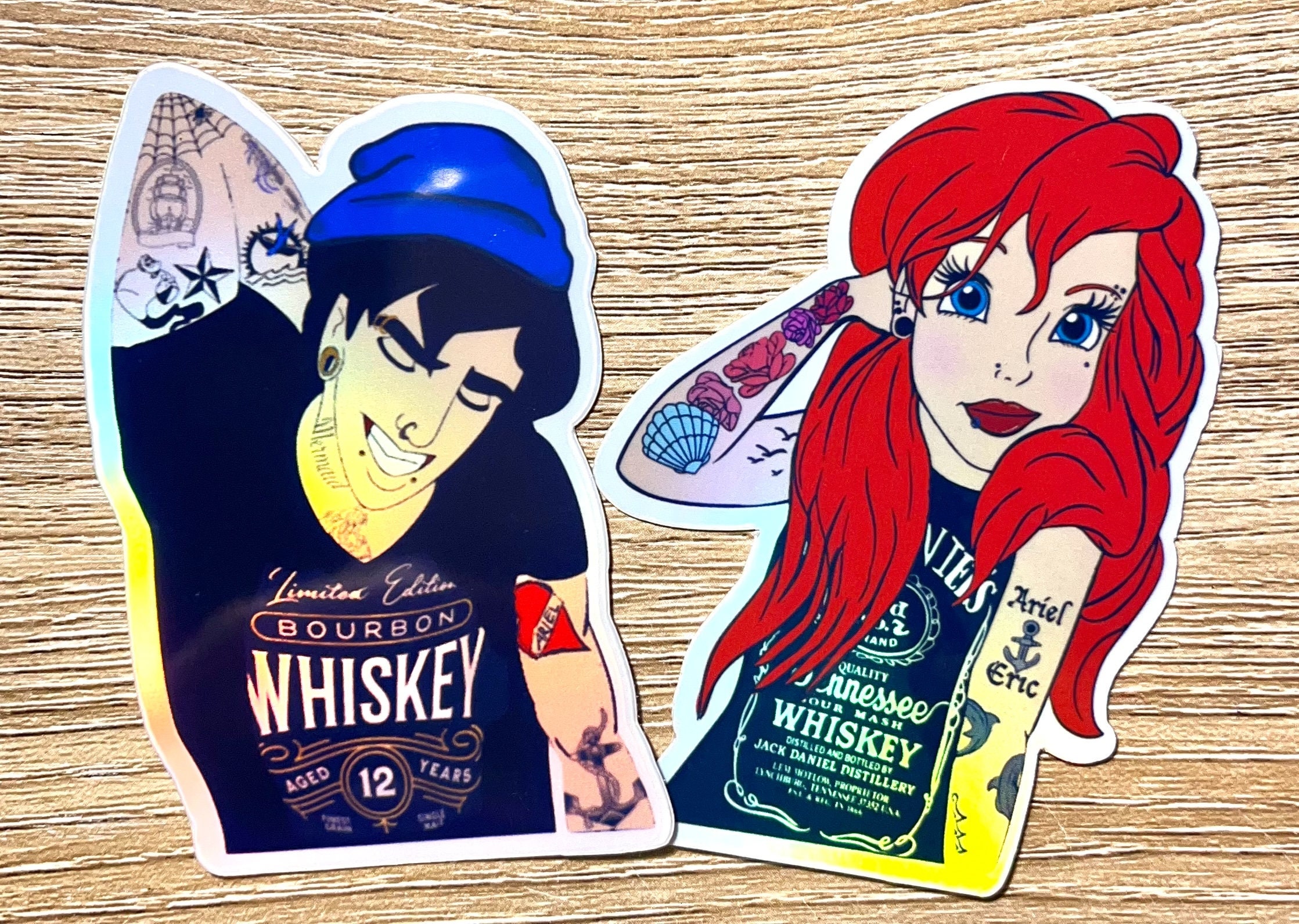 Punk Ariel And Eric Drawing