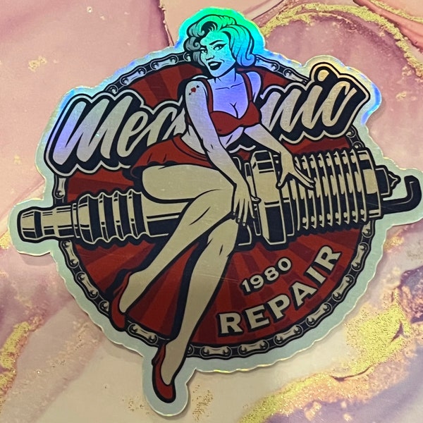 Pin up Girl Stickers - Etsy