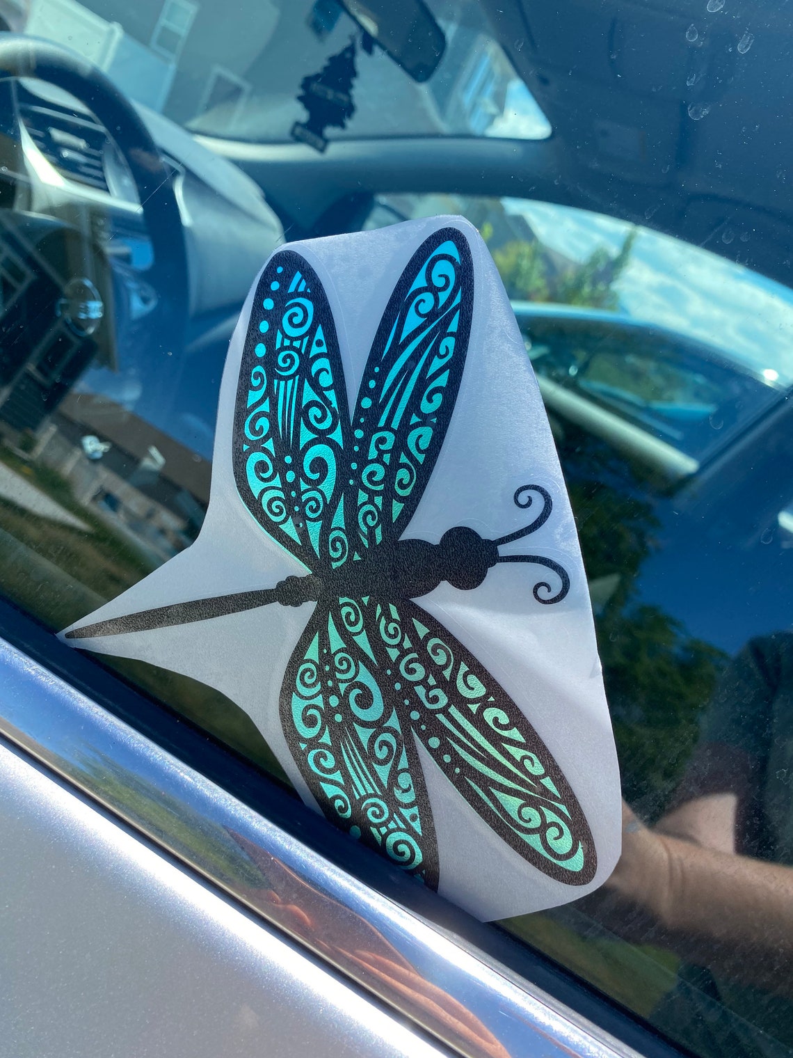 Dragonfly Holographic Decal Unique for Any Decoration | Etsy
