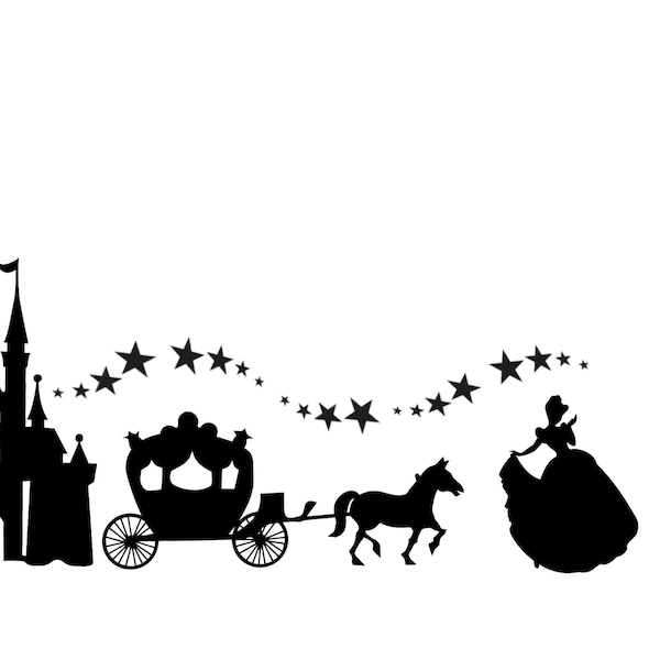 Cinderella Window Decor - Etsy