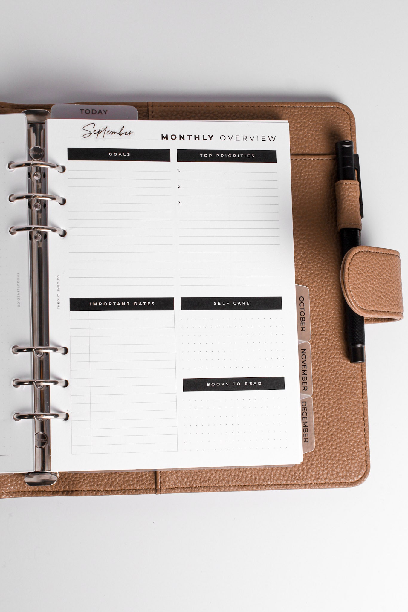 Tan Brown Leather A5 Planner Cover Pebbled PU Leather - Etsy