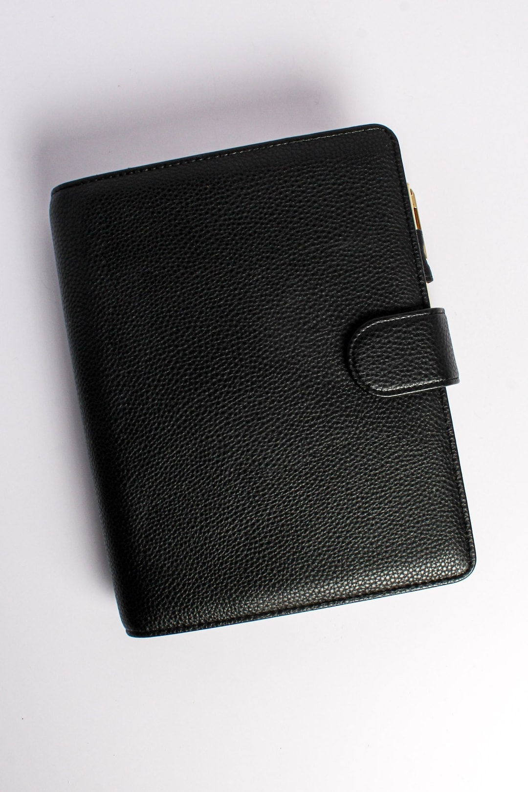 Black Leather A5 Planner Cover Refillable 6-ring A5 Binder - Etsy