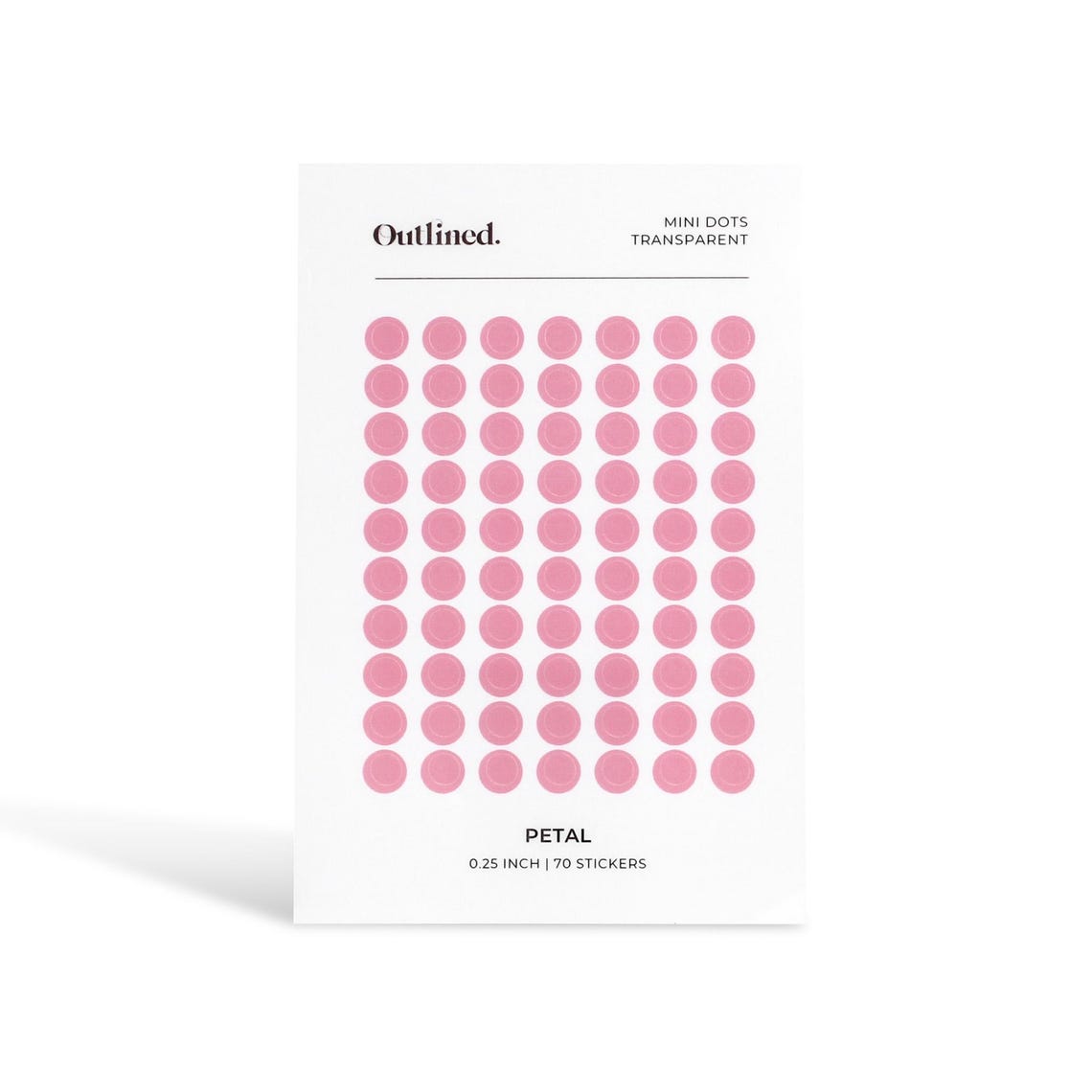 Transparent Mini Dot Stickers | More Colors Available | Planner Dots - Etsy