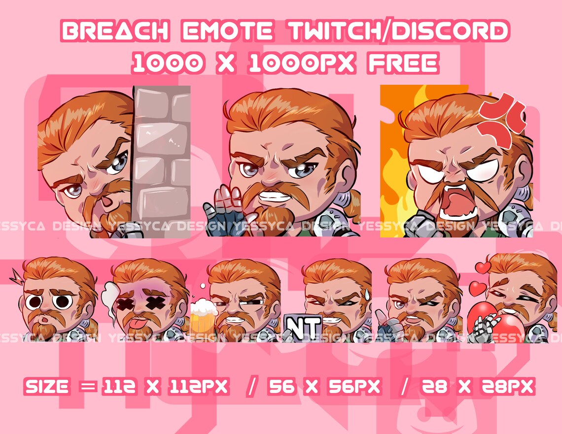 Cute Breach Valorant Emotes Bundle With Various Unique - Etsy