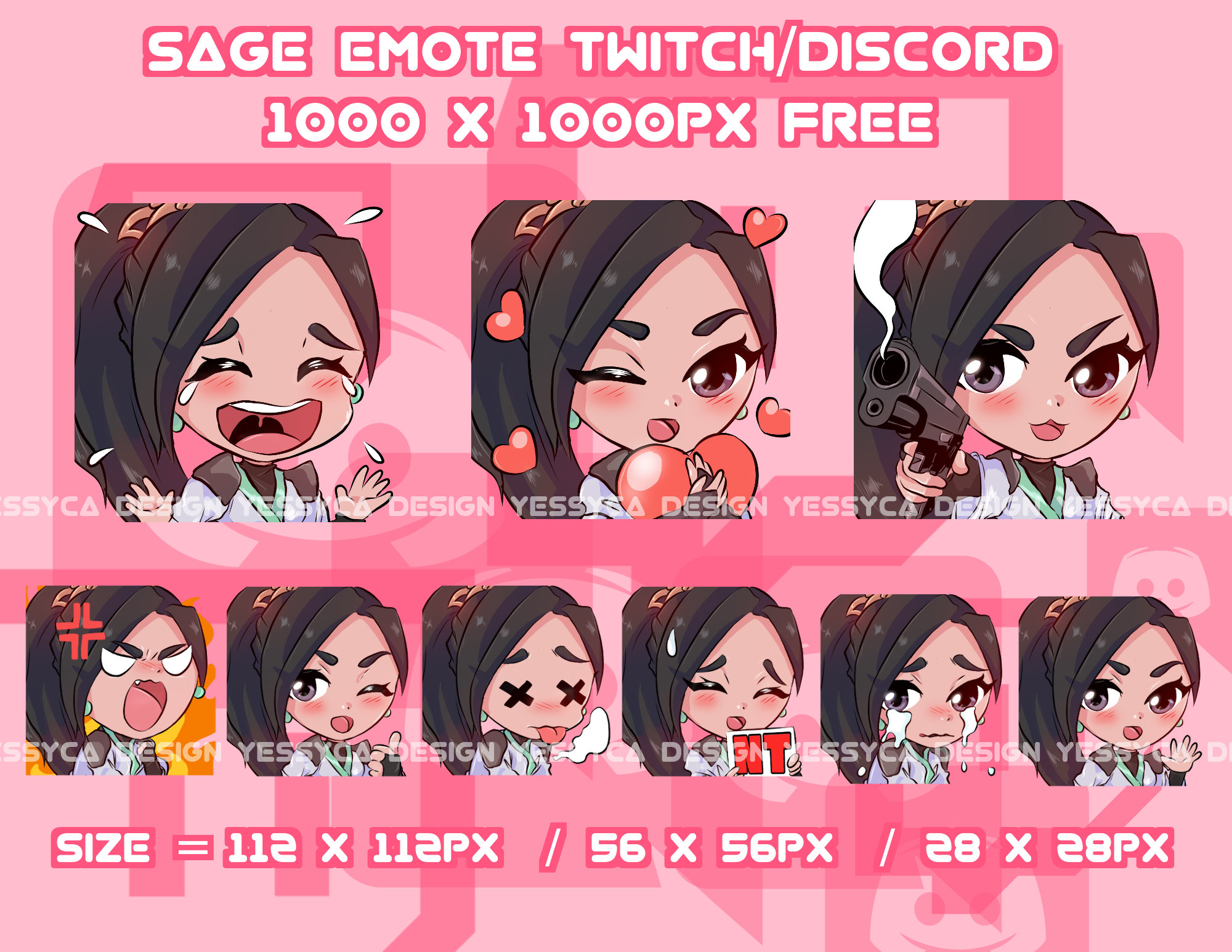 Sage Valorant Twitch Emotes Pack Sage Valorant Twitch Emotes - Etsy Ireland