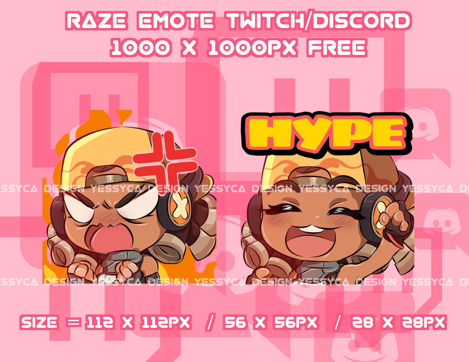 Raze Cute Sova Valorant 2 Emotes Bundle With Unique Expressions for ...