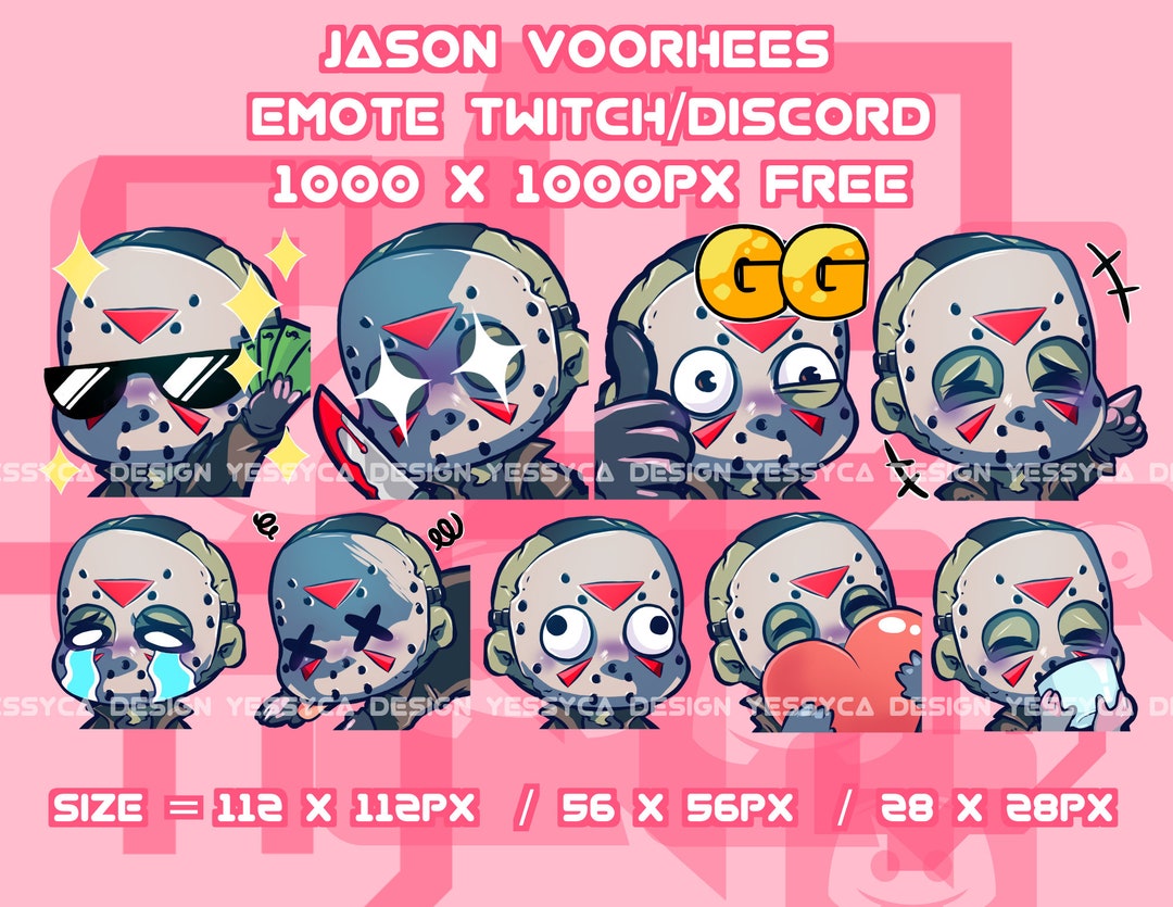 Cute Jason Voorhees DBD Emotes Bundle Halloween Event With Various ...