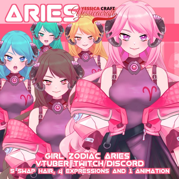 Vtuber Model Aries - Etsy