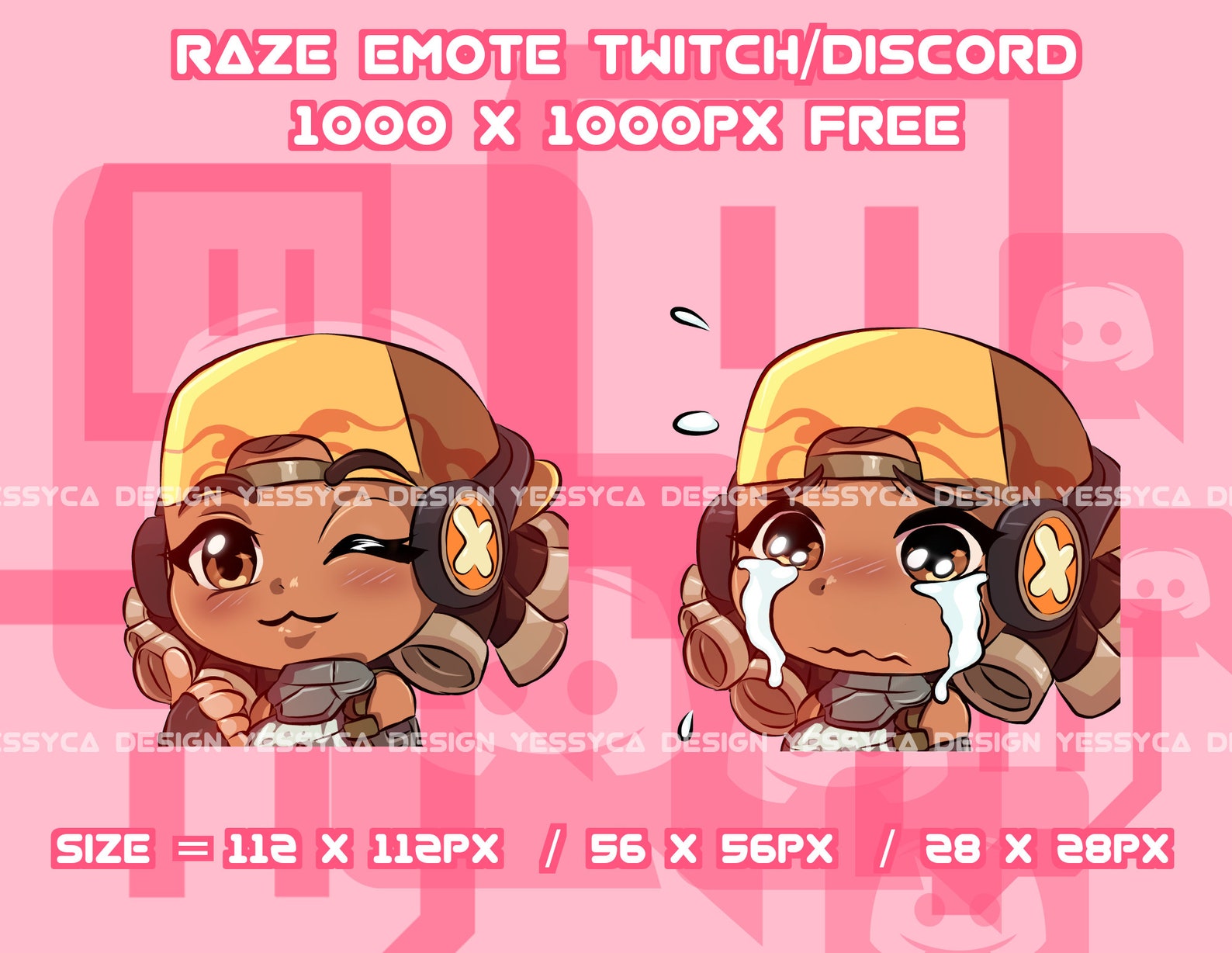 Raze Cute Sova Valorant 2 Emotes Bundle With Unique Expressions for ...