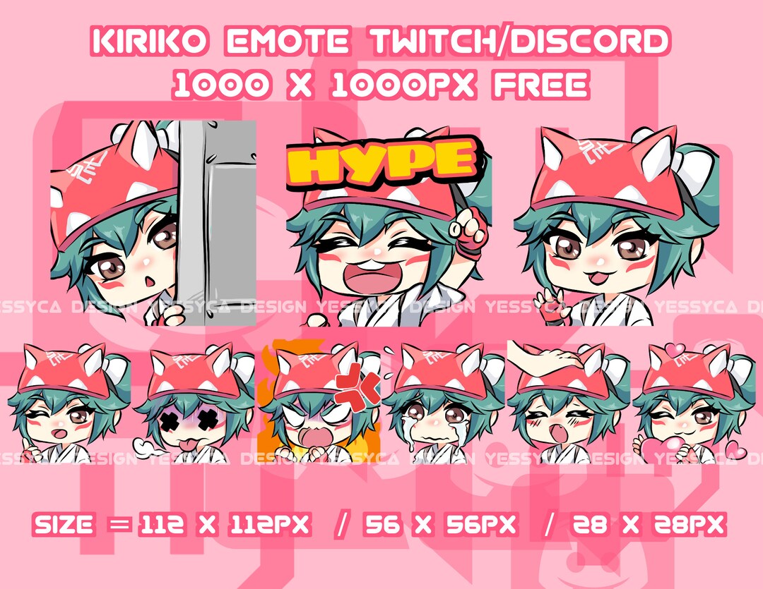 Kiriko Overwatch Emotes Bundle: Twitch/discord Streamer Pack (digital ...