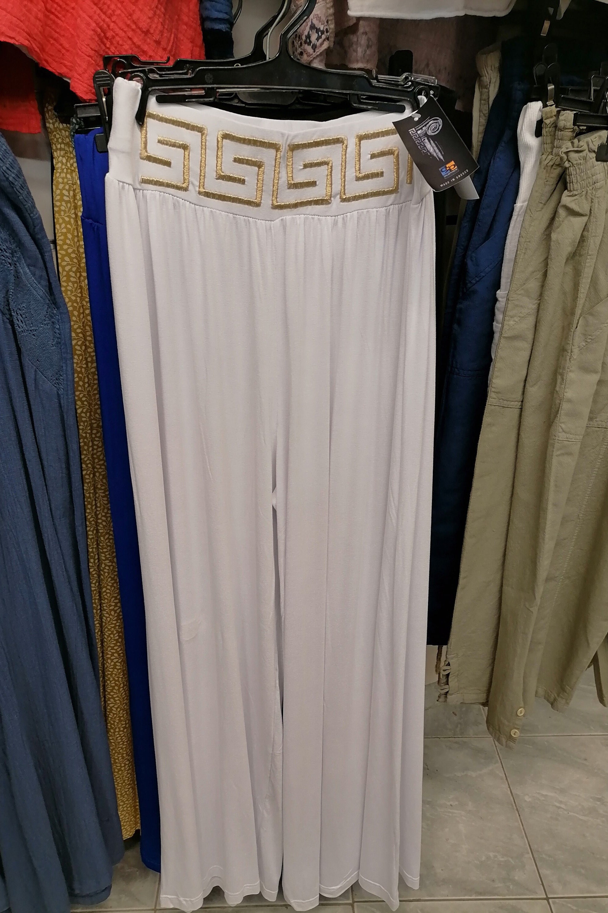 Trousers With Greek Key Design 6069 - Etsy