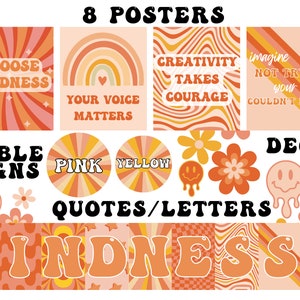 BUNDLE PACK | Retro Groovy Classroom Decor | Back to School | Bulletin ...