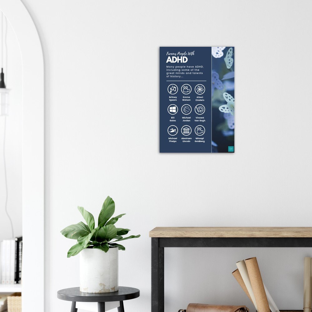 Famous People With ADHD Poster ADD SEND Inclusion Diversity - Etsy