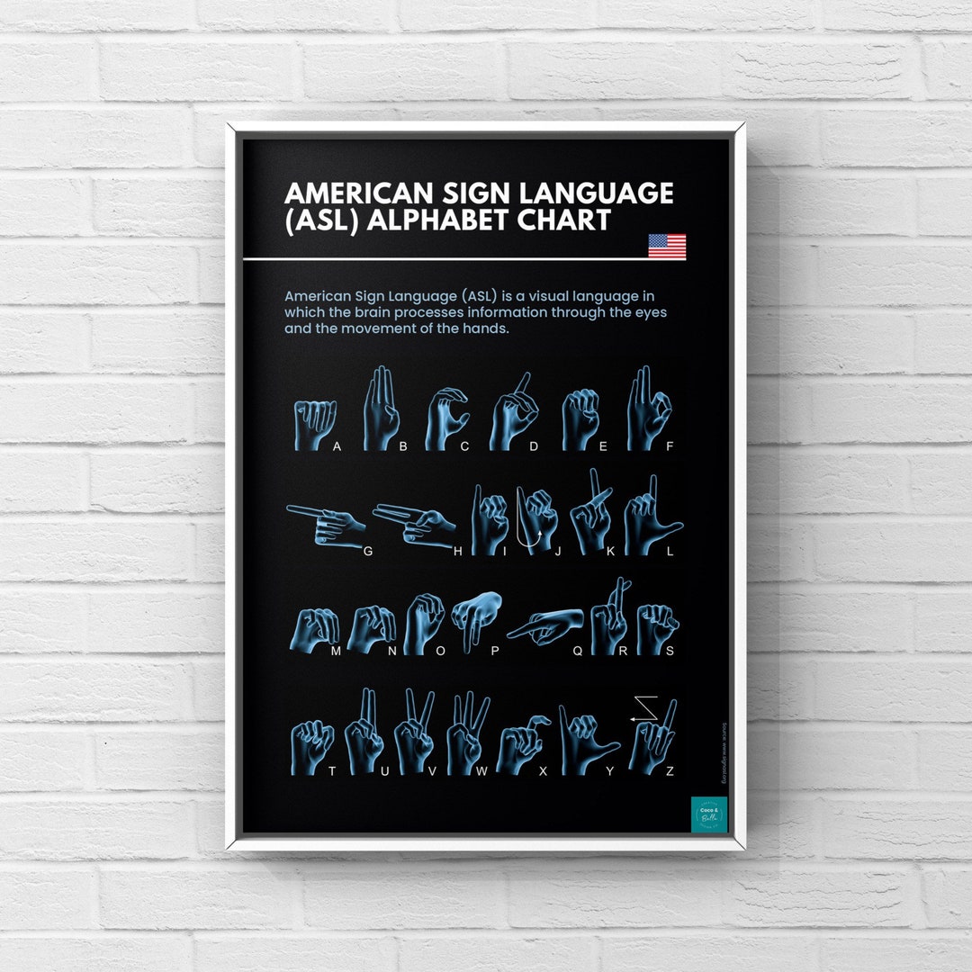 American Sign Language Chart Poster Communication Skills - Etsy Hong Kong American Sign Language Chart Poster Communication Skills - Etsy Hong Kong