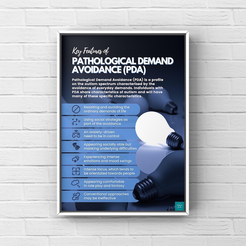 Pathological Demand Avoidance Poster | Autism | SEND Inclusion ...