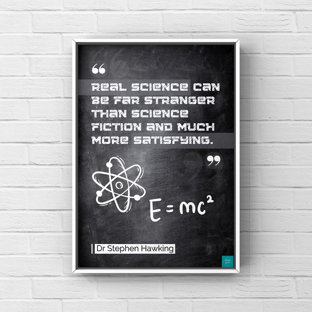 Science Quote Poster | Stephen Hawking | Science Poster | Physics ...