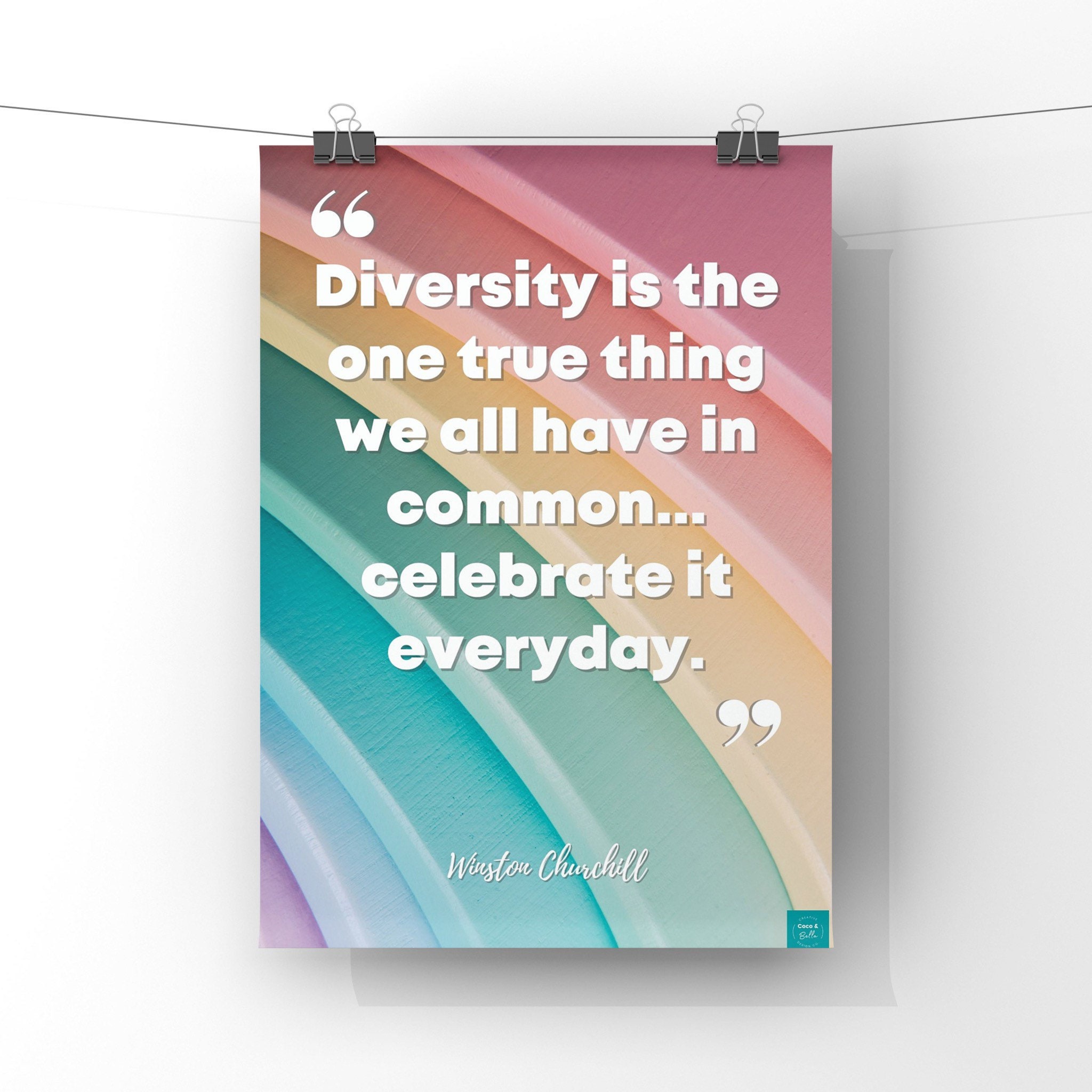 Diversity Quote Poster SEND Inclusion Diversity Classroom - Etsy