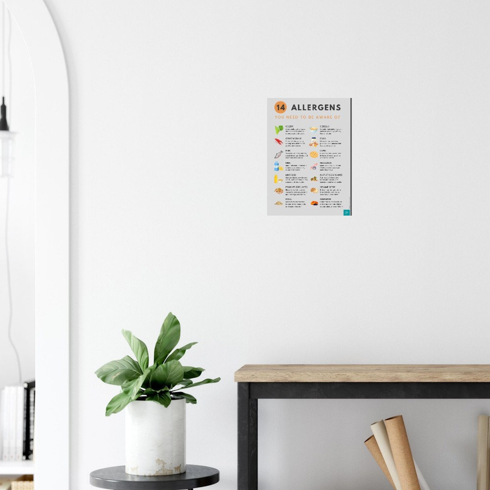 Allergens Poster | Food Allergies | Healthy Eating | Health & Wellbeing ...