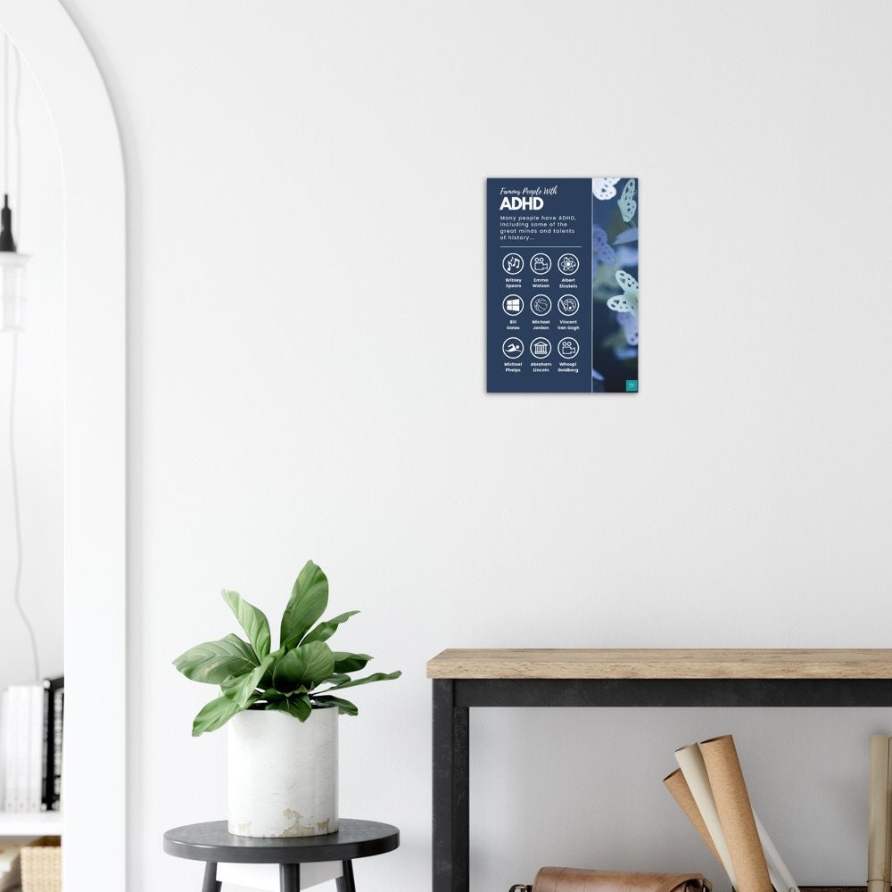Famous People With ADHD Poster ADD SEND Inclusion Diversity - Etsy