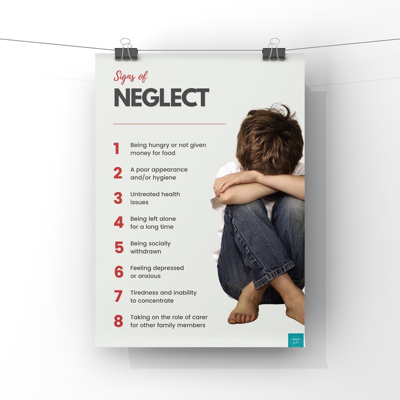 Signs of Neglect Poster | Education | Safeguarding | Child Protection ...