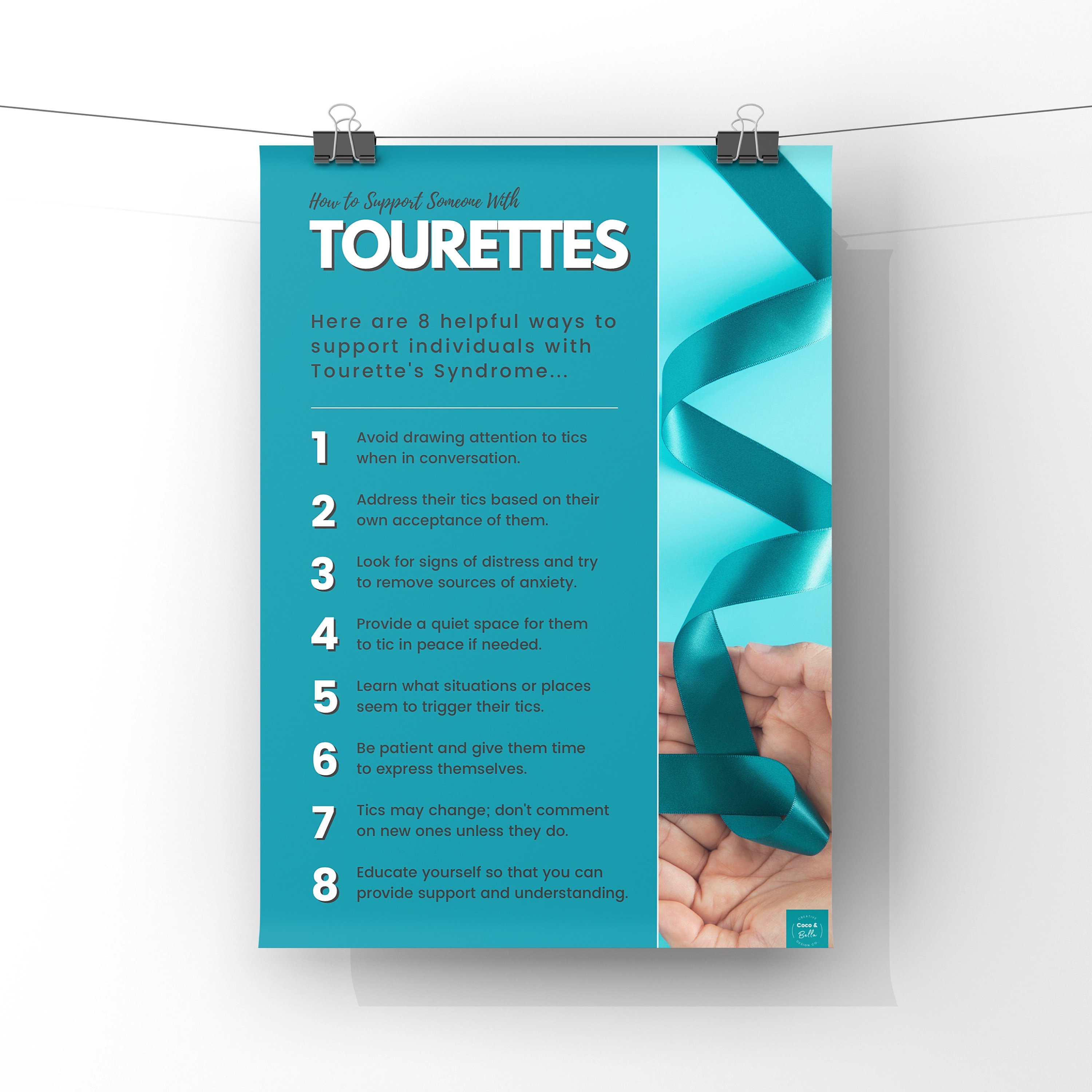 How to Support Someone With Tourette’s Syndrome Poster | SEND Inclusion ...