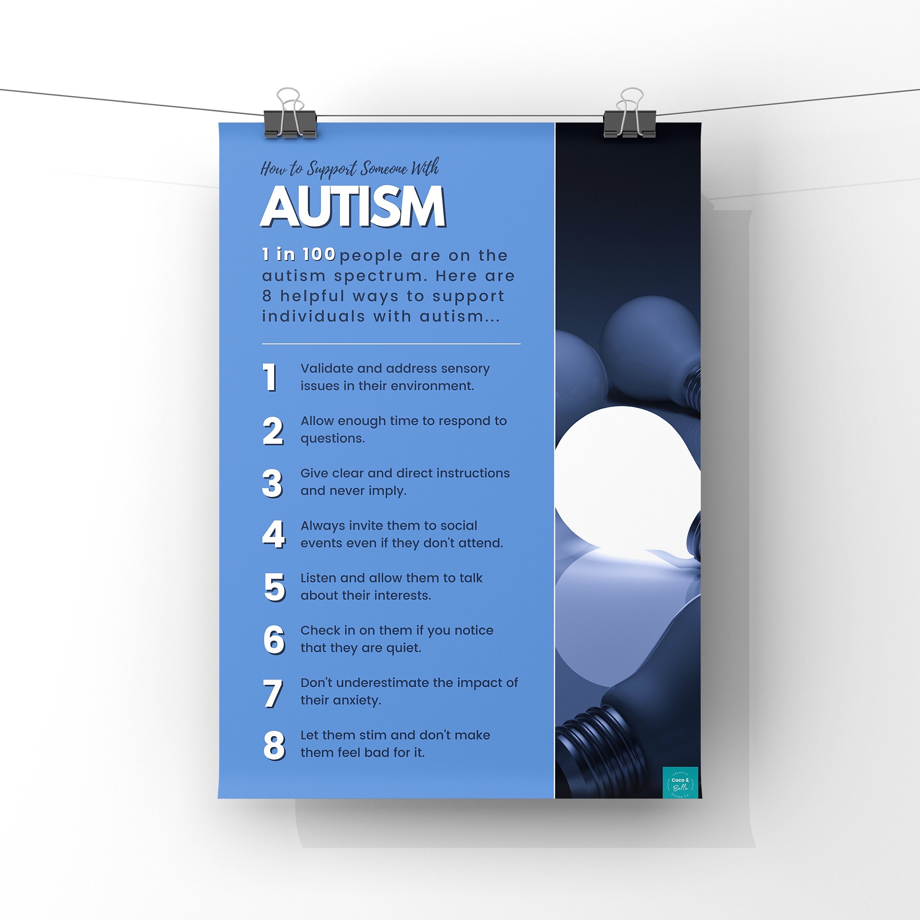 How to Support Someone With Autism Poster ASD Awareness SEND Inclusion ...