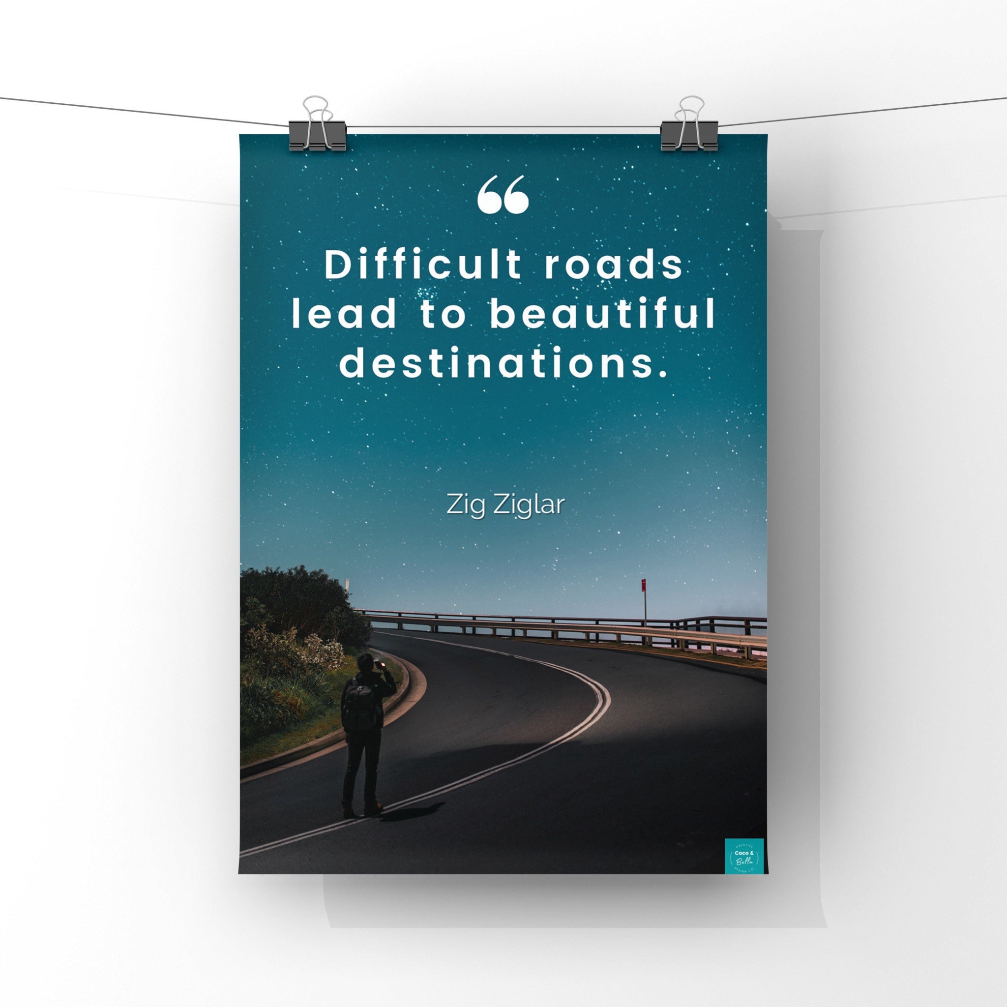 Motivation Quote Poster | Inspirational Quote | Psychology | Wall Decor ...