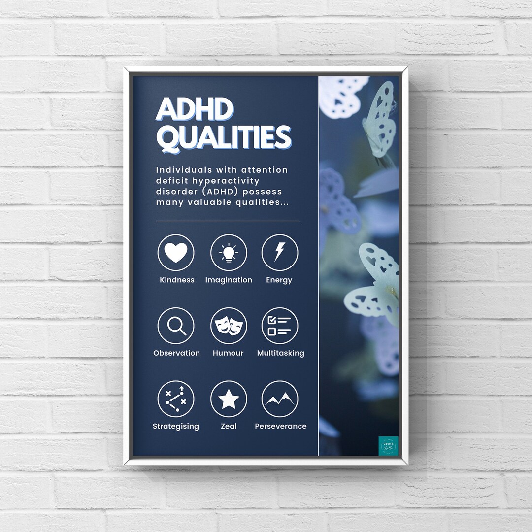 ADHD Qualities Poster | ADD Awareness | Promote SEND Inclusion ...