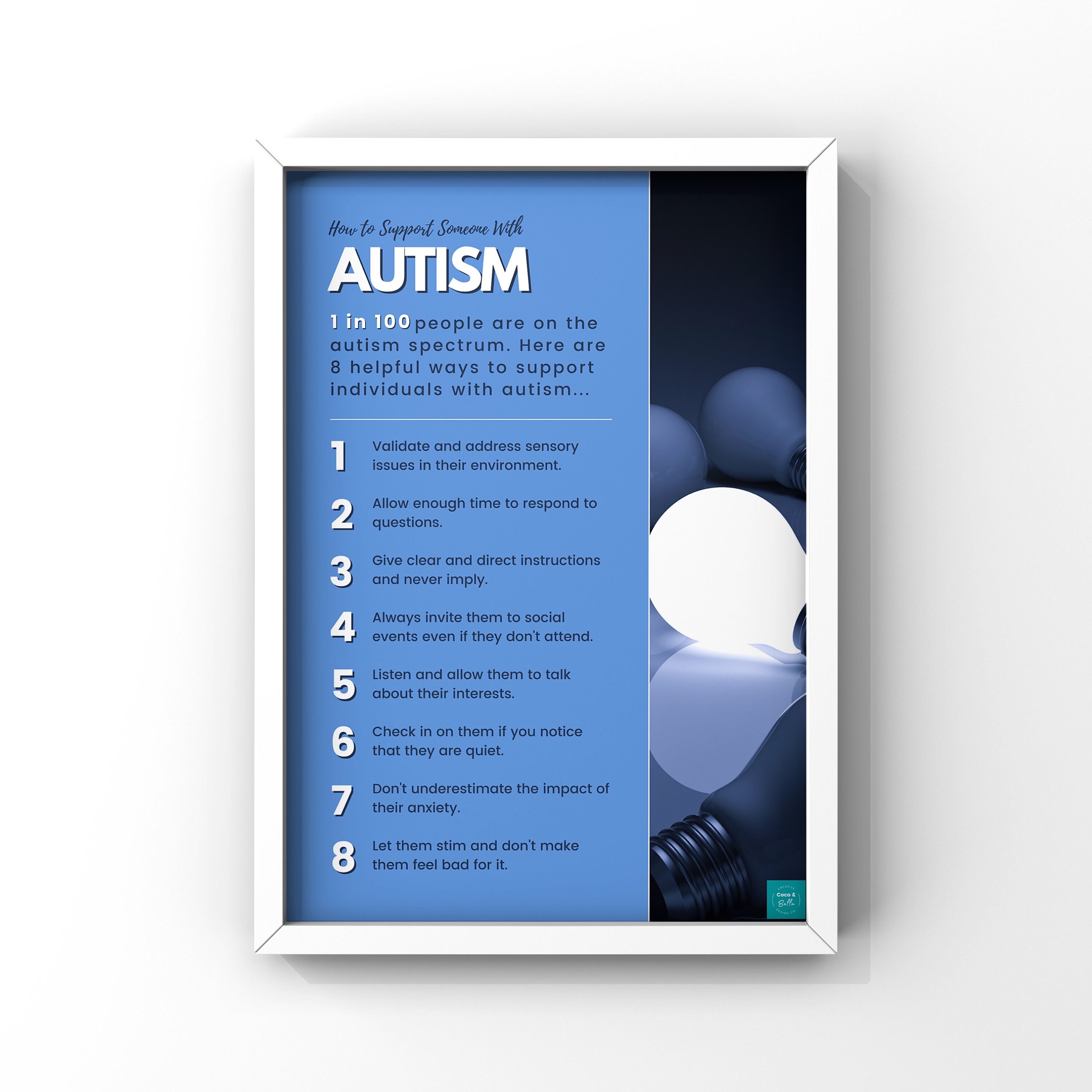 How to Support Someone With Autism Poster | ASD Awareness |SEND ...