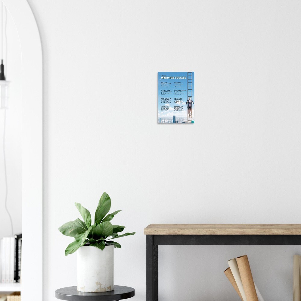 Tips for Interview Success Poster | Education | Job Interview Technique ...