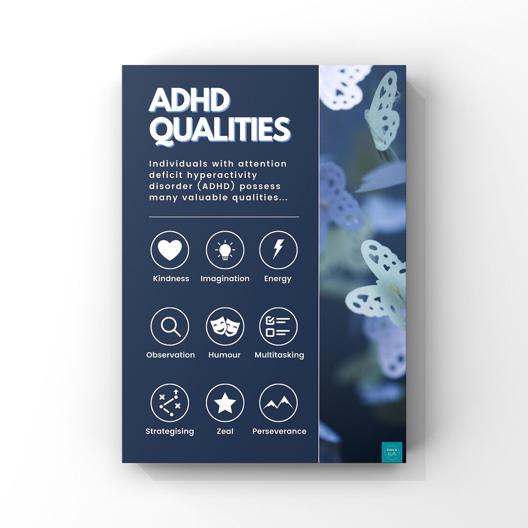 ADHD Qualities Poster | SEND Inclusion Diversity ADD Awareness ...