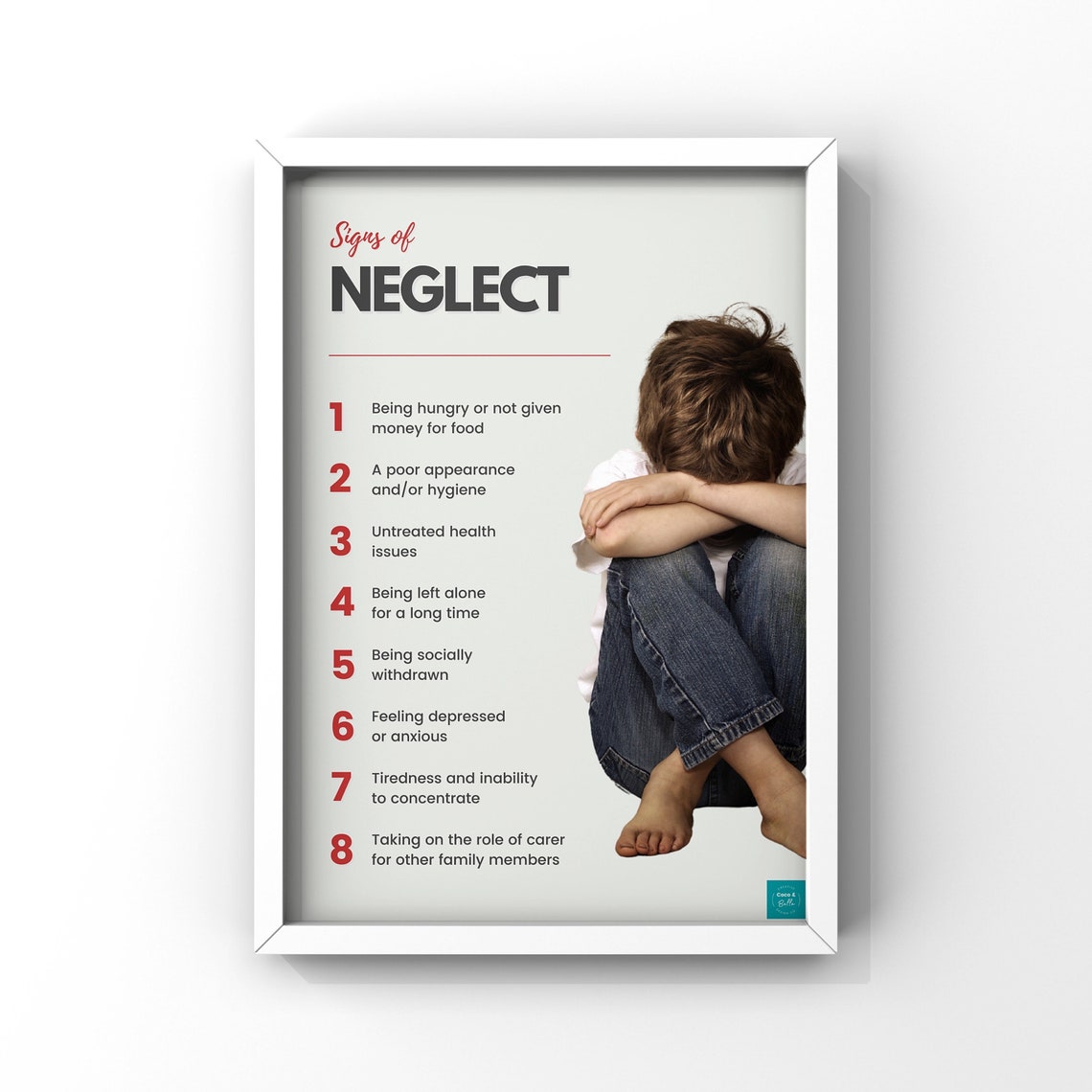 Signs of Neglect Poster | Education | Safeguarding | Child Protection ...