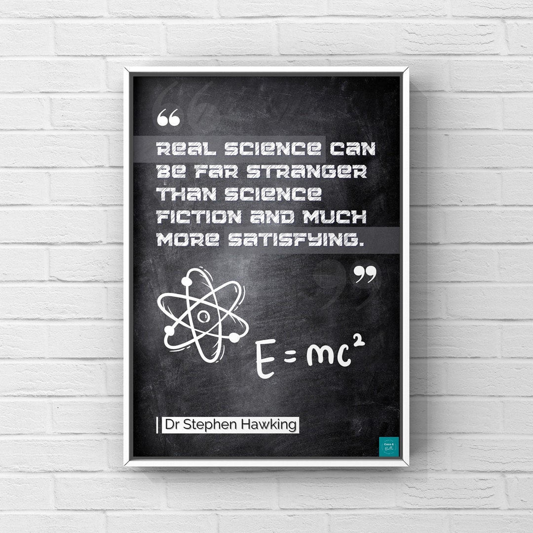Science Quote Poster | Stephen Hawking | Science Poster | Physics ...