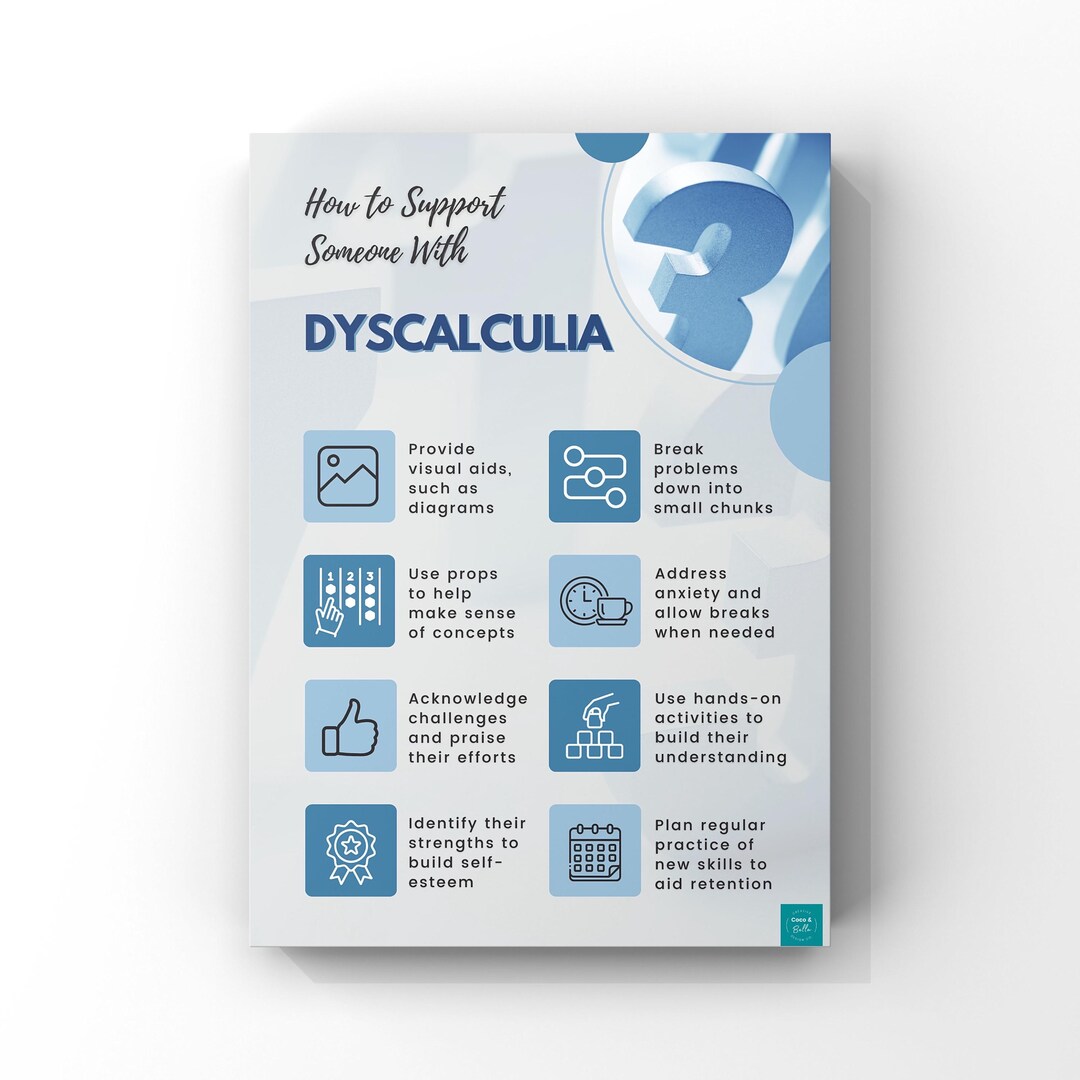 How to Support Someone With Dyscalculia Poster | SEND Inclusion ...