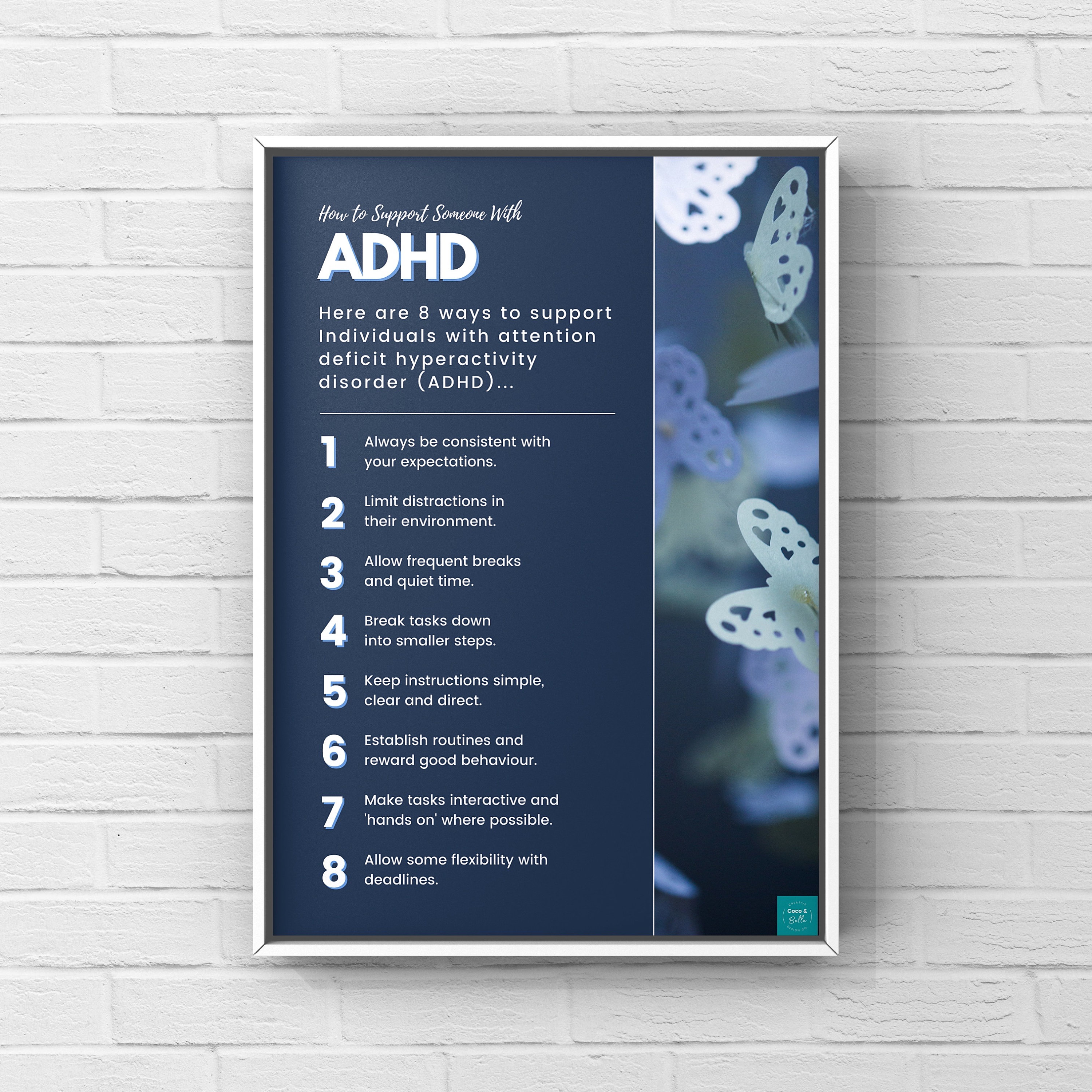 How to Support Someone With ADHD Poster | SEND Inclusion Diversity ...