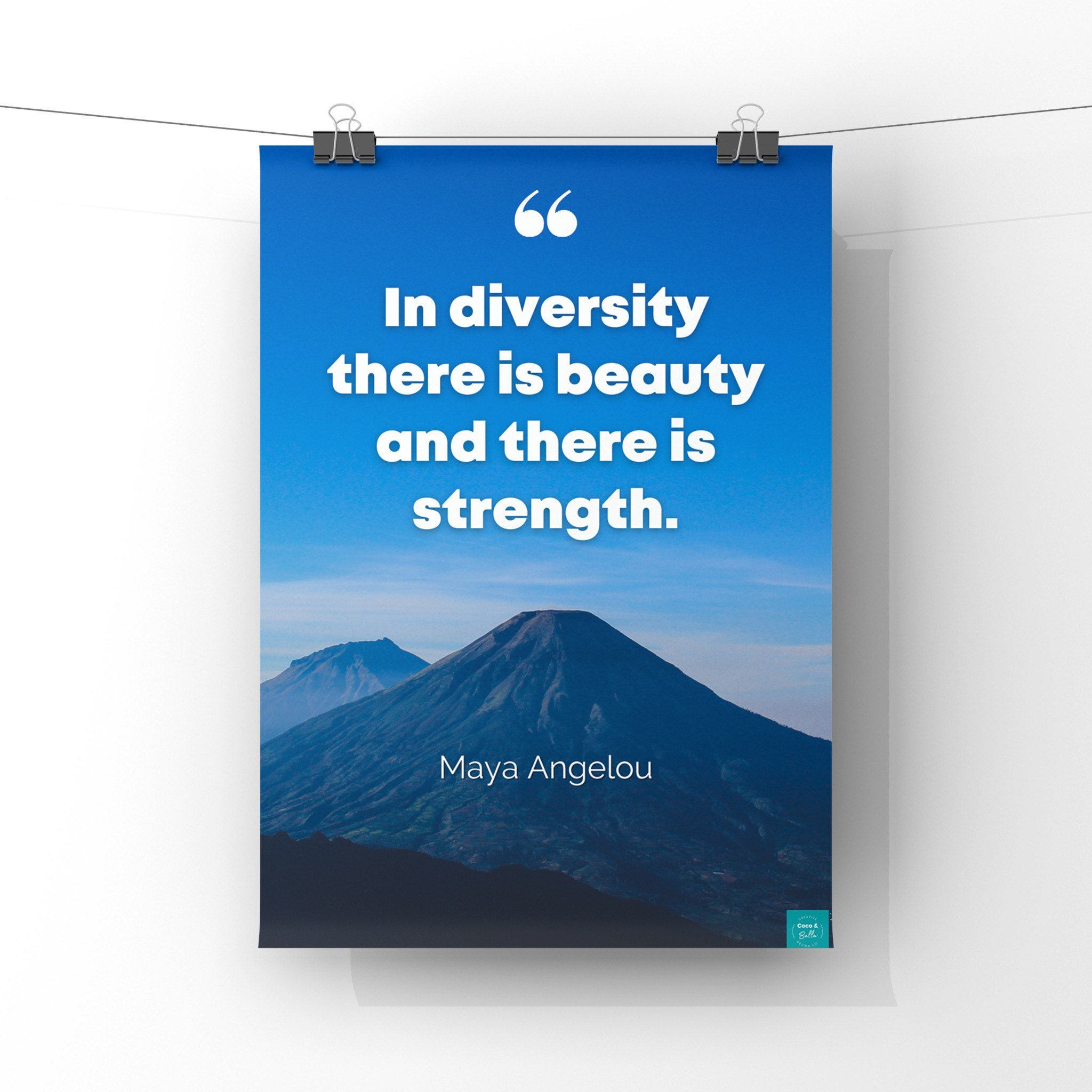 Diversity Quote Poster | Inclusion Diversity Awareness | Classroom ...