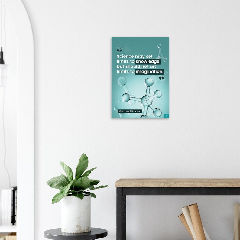 Science Quote Poster | Bertrand Russell | Science Poster | Physics ...