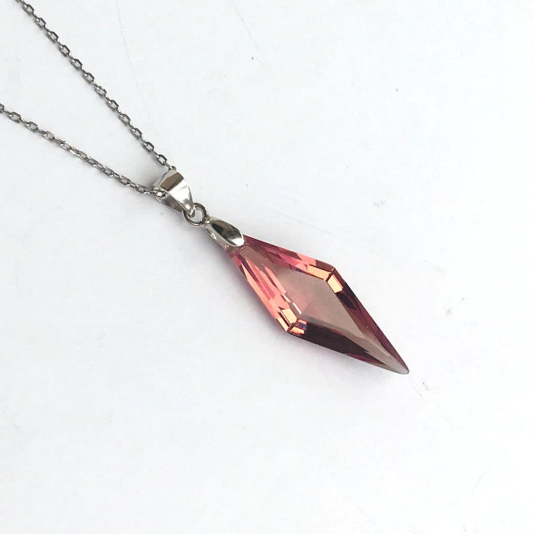 Color Change Gemstone Necklace-changing Color Stone Necklace for Her ...