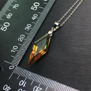 Color Change Gemstone Necklace-changing Color Stone Necklace for Her ...