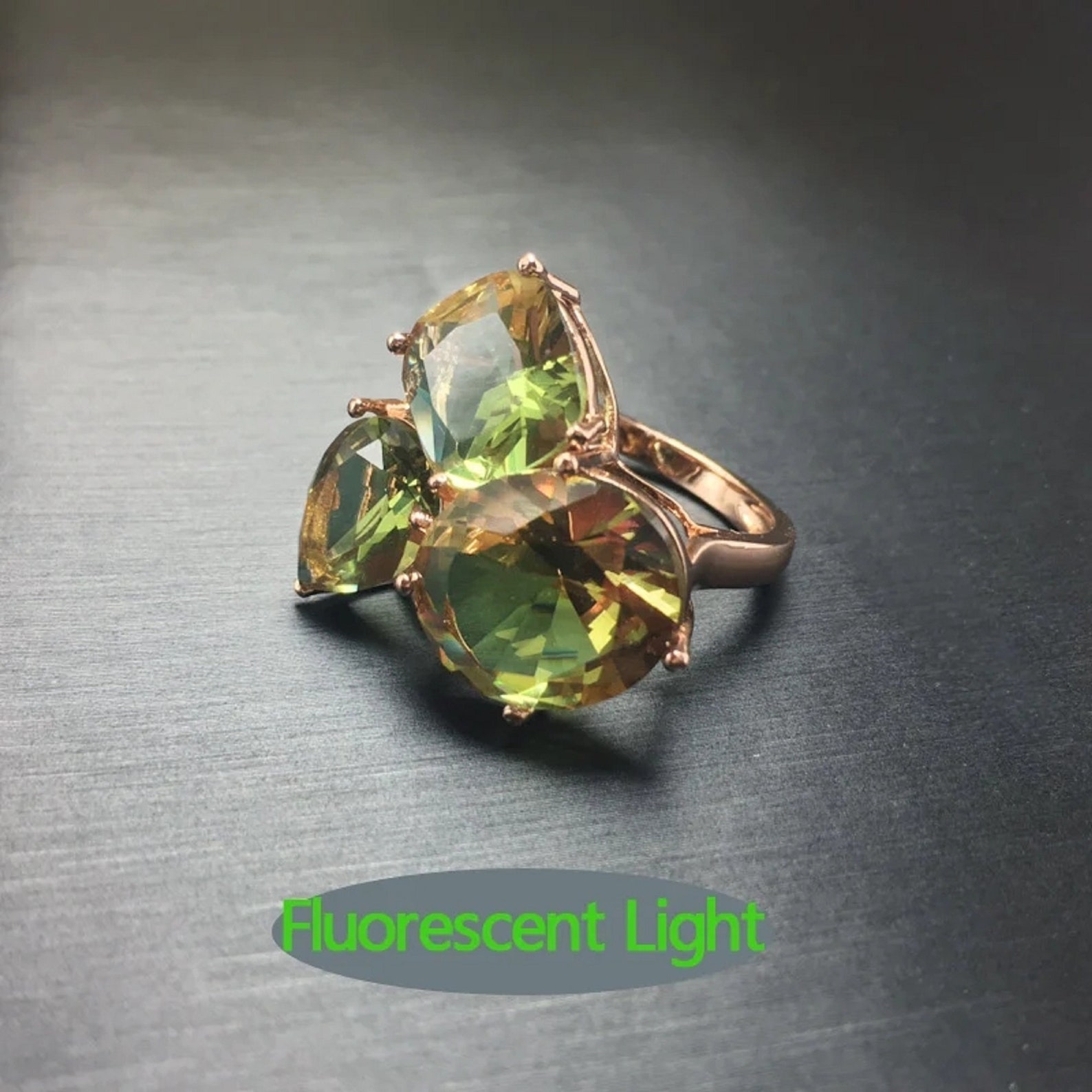 Color Change Stone Ring-925 Sterling Silver-promise Ring for Her ...